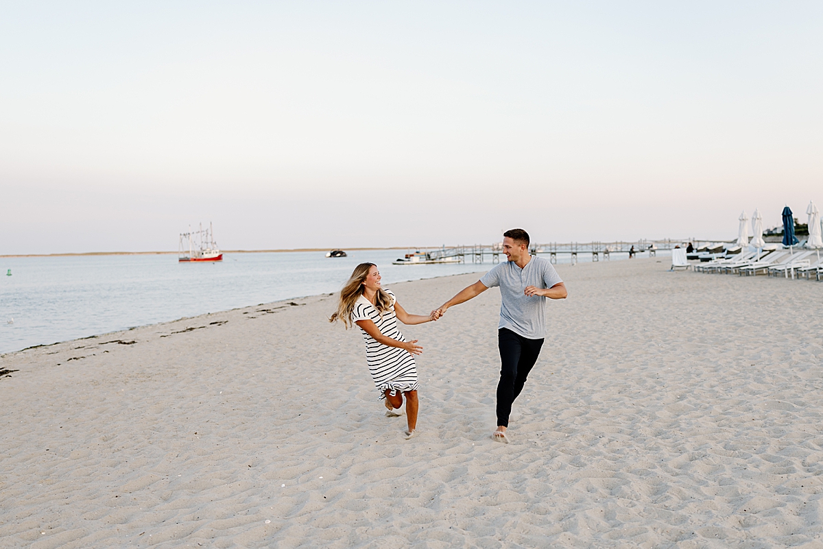 Cape Cod Beach Proposal at Sunset in Early Fall | Gabrielle Shoots ...